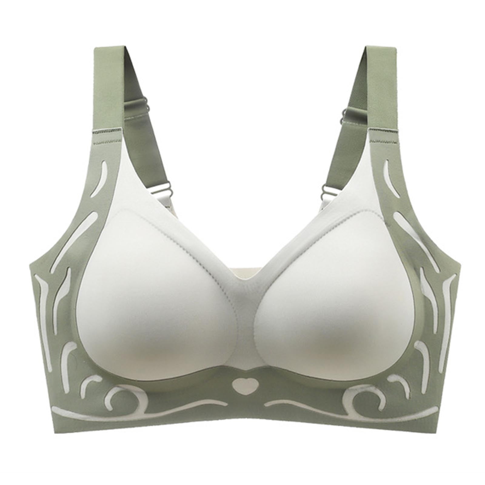 Cavosen Plus Size Sports Bras for Women Seamless Wireless Supportive ...