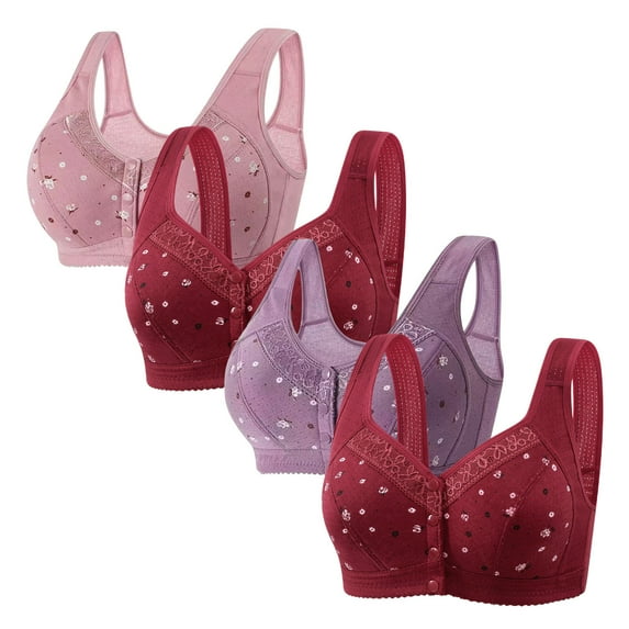 Cavosen Push up Bra No Underwire Plus Size Wireless Bras Push Up Full ...