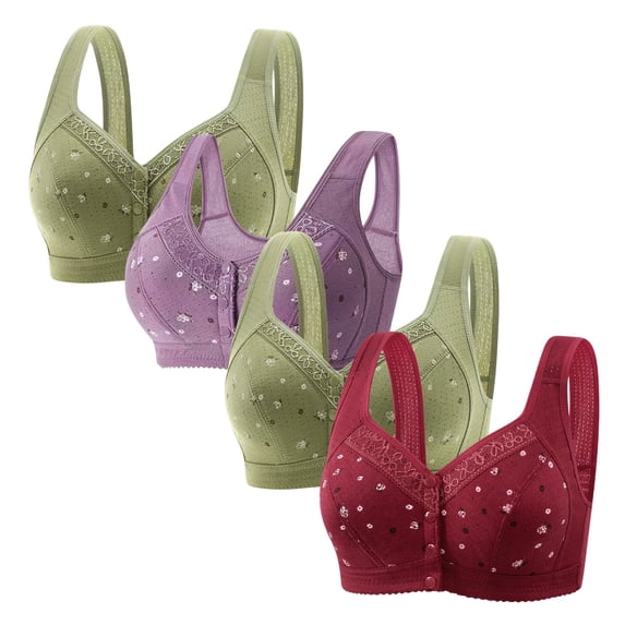 Cavosen Push up Bralette Plus Size Wireless Bras Push Up Full Coverage ...