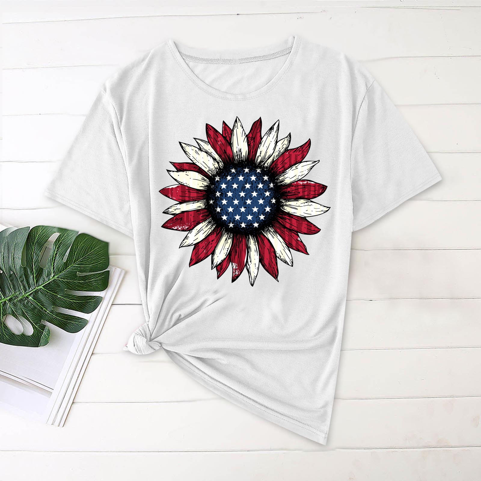 Cavosen Red White and Blue Clothes for Women Petite Patriotic Short ...