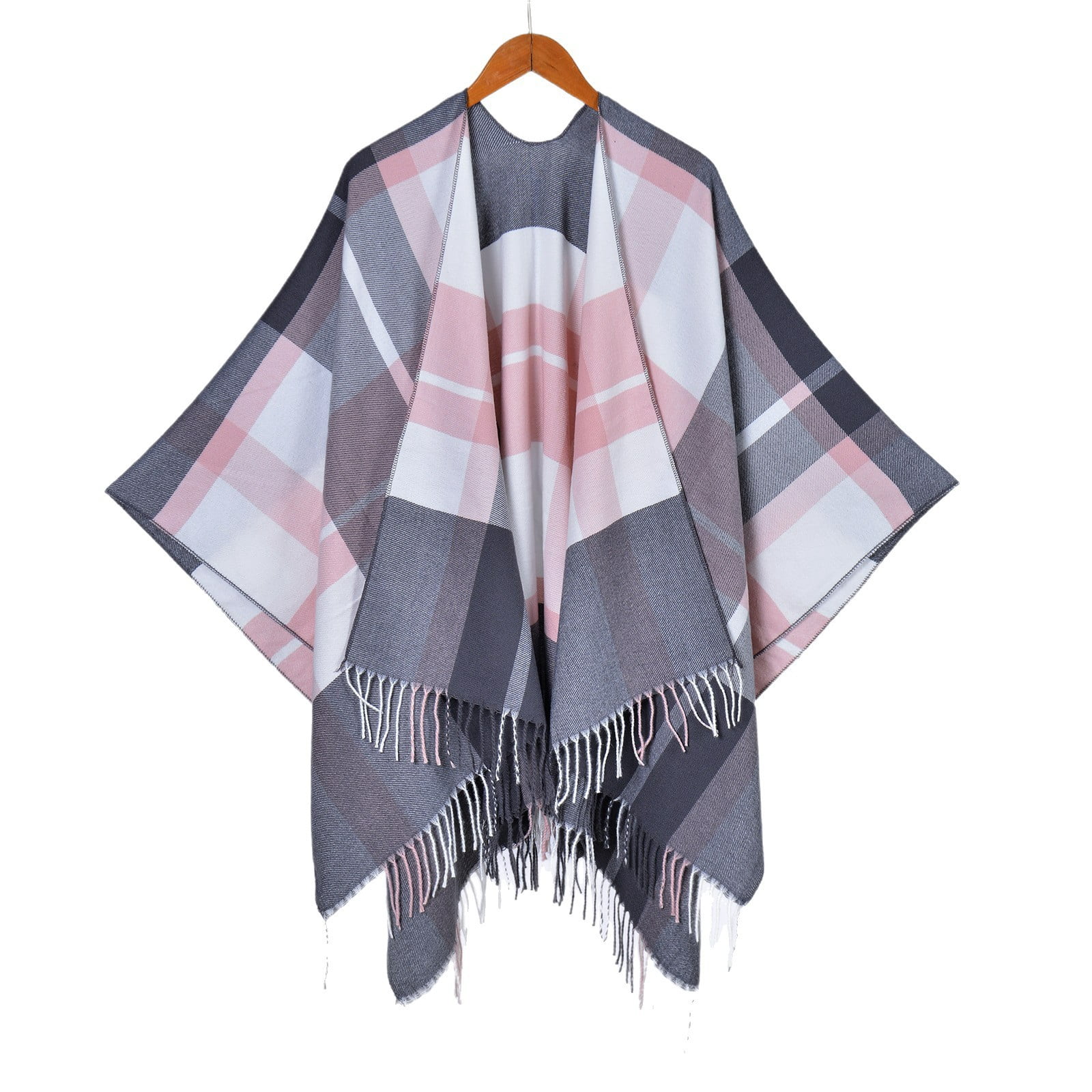 Cavosen Shawl for Formal Dress Tassel Elegant Wraps Plaid Soft Scarves ...