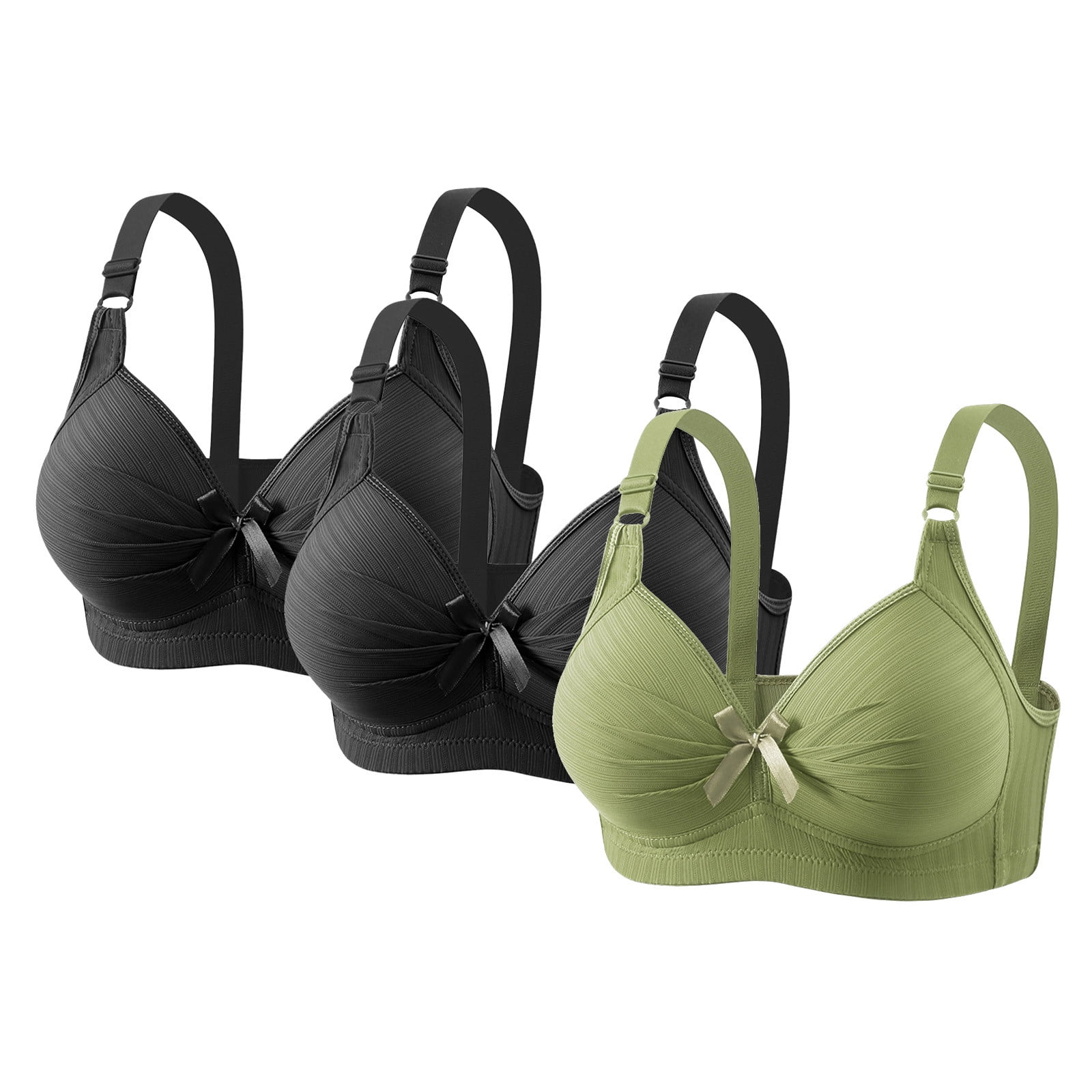 Cavosen Sleep Bras for Women Wireless Supportive Bras Push Up Full ...
