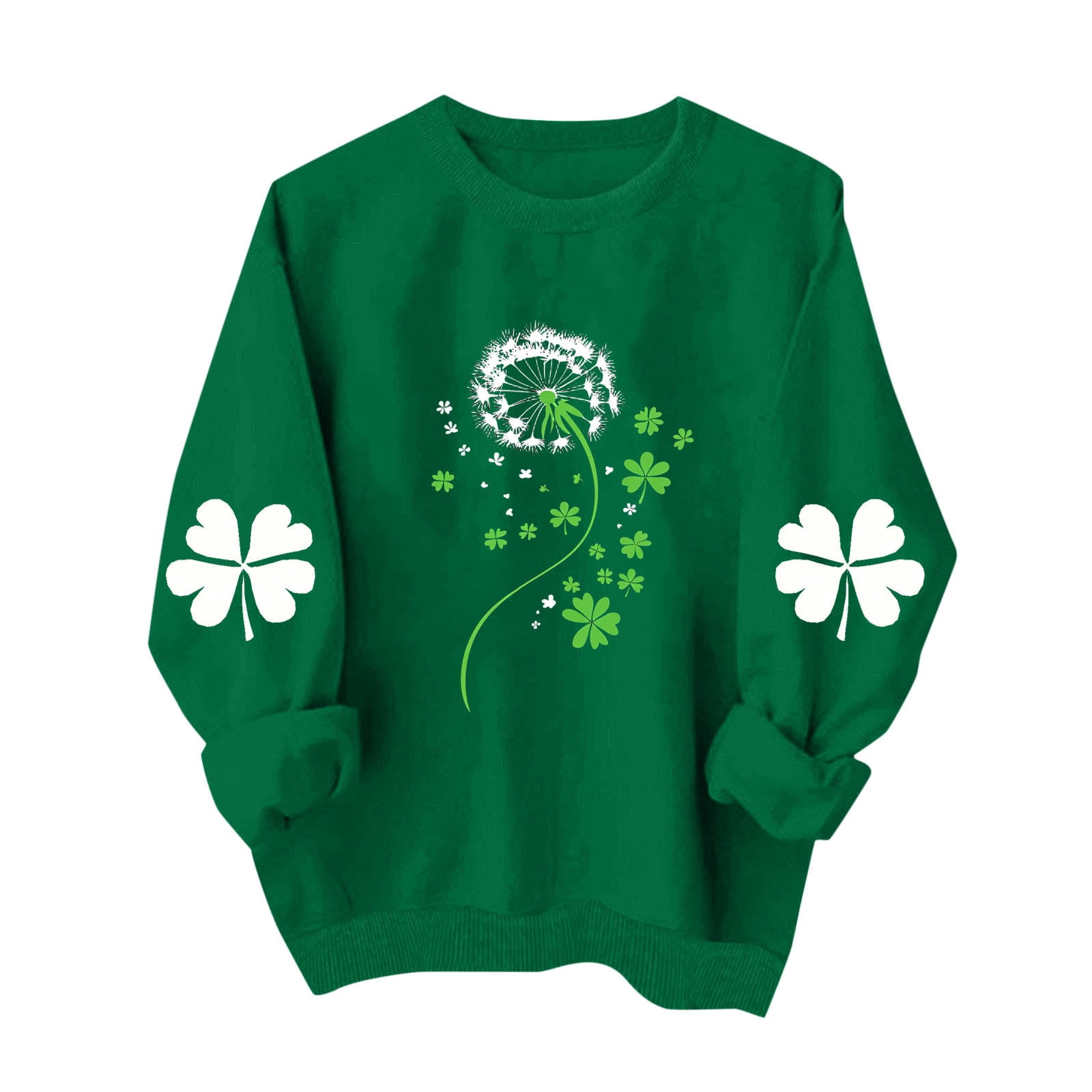 Cavosen St Patrick's Long Sleeve T Shirts for Men Funny Green ...