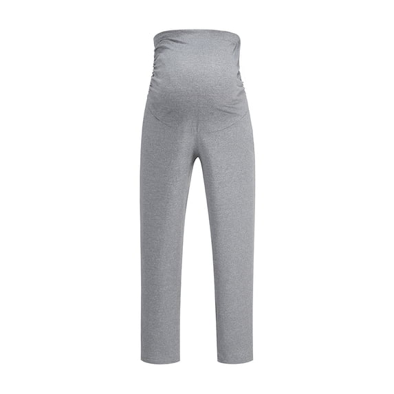 Cavosen Stretchy Pants for Women Maternity Over The Belly High Waist ...