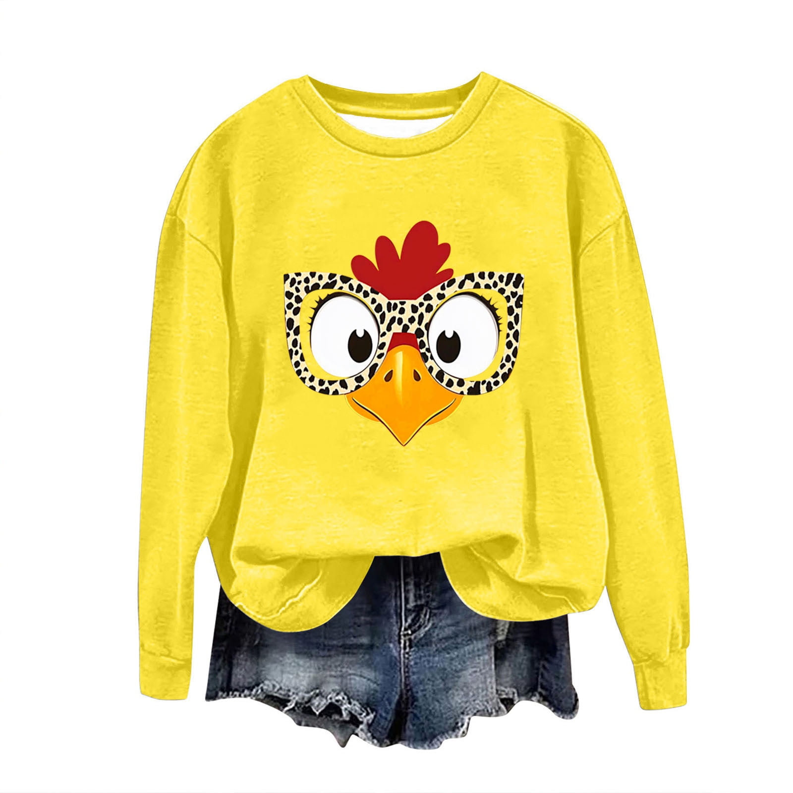 Cavosen Sweatshirts for Women Blouses Turkey Graphic Lightweight ...