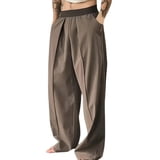 Cavosen Track Pants Men Big and tall Pants Trousers Solid Baggy Summer ...