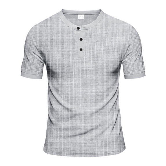 Cavosen V Neck Shirts for Men Casual Button Down Short Sleeve Dress ...
