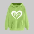 Cavosen Valentines Day Womens Hoodies Graphic Pullover Oversized Drop