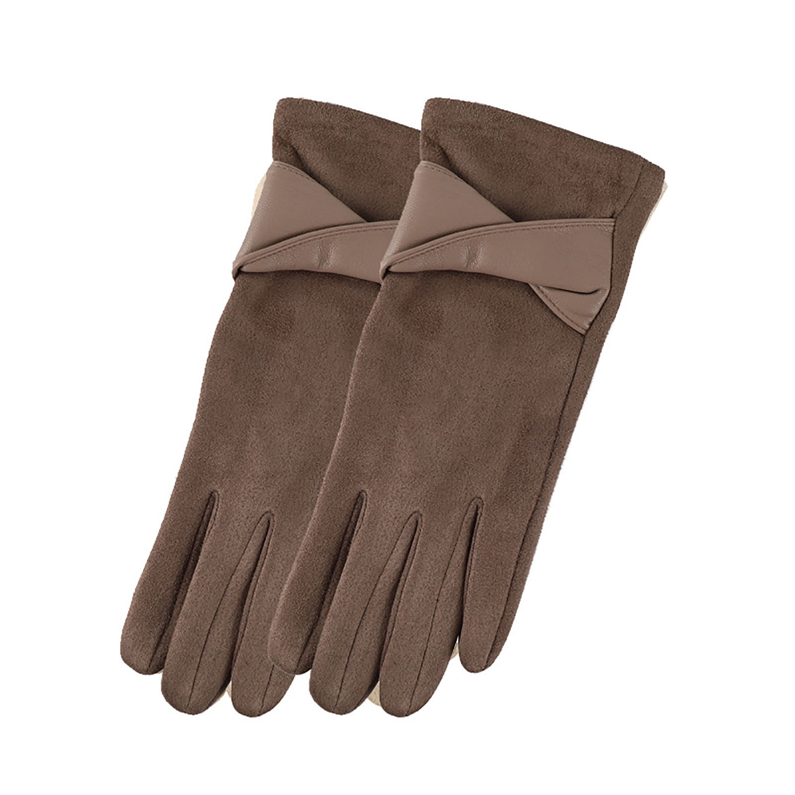 Cavosen Winter Gloves for Women Thermal Windproof Gauntlets Fleece Grip ...