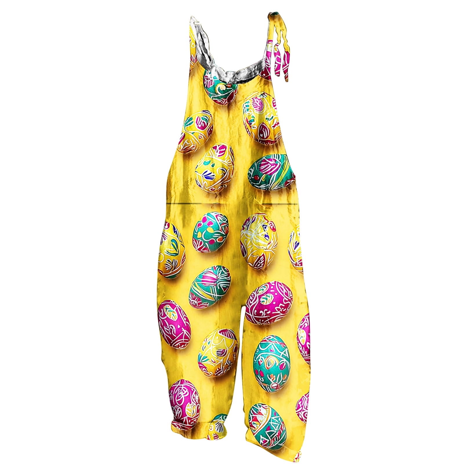 Cavosen Women Jumpsuit Easter Oversized Jumpsuits Wide Leg Long ...
