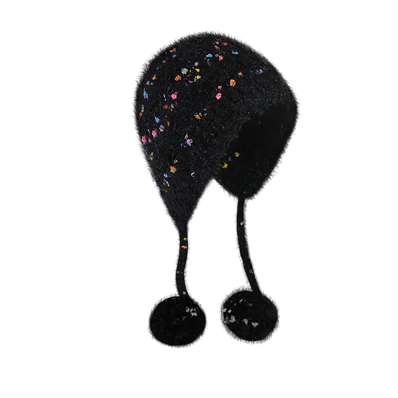 Cavosen Womens Beanies for Winter Outdoor Earflap Warm Knit Windproof ...