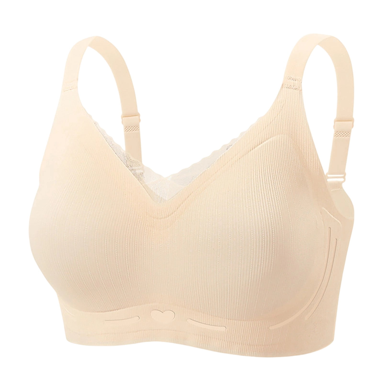 Cavosen Womens Bras Wireless Push Up Soft Bra Full Coverage Supportive ...