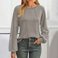 Cavosen Womens Dressy Tops And Blouses Long Sleeve Puff Sleeve Lace