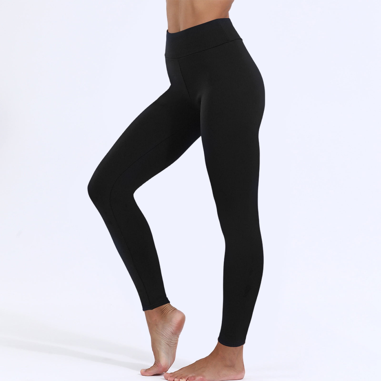 Cavosen Workout Leggings Gym for Women Black High Waisted Butt Lifting Yoga Pants Fitness ...