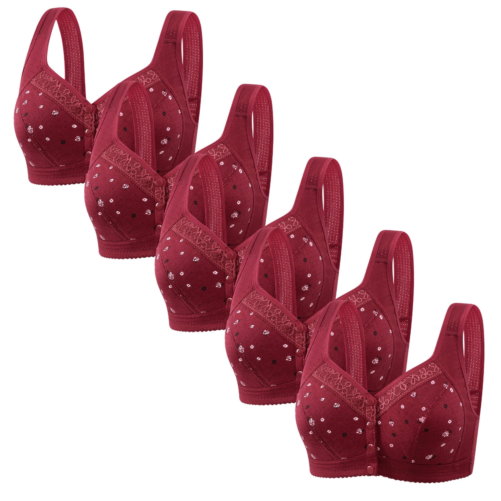 Cavosen Yoga Bras for Women Plus Size Wireless Bras Push Up Full ...