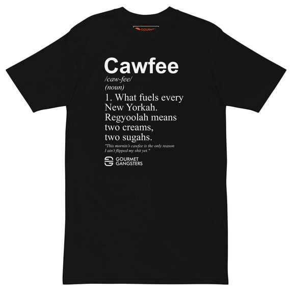 Cawfee Definition - Funny New York Accent Tee - Walmart.com