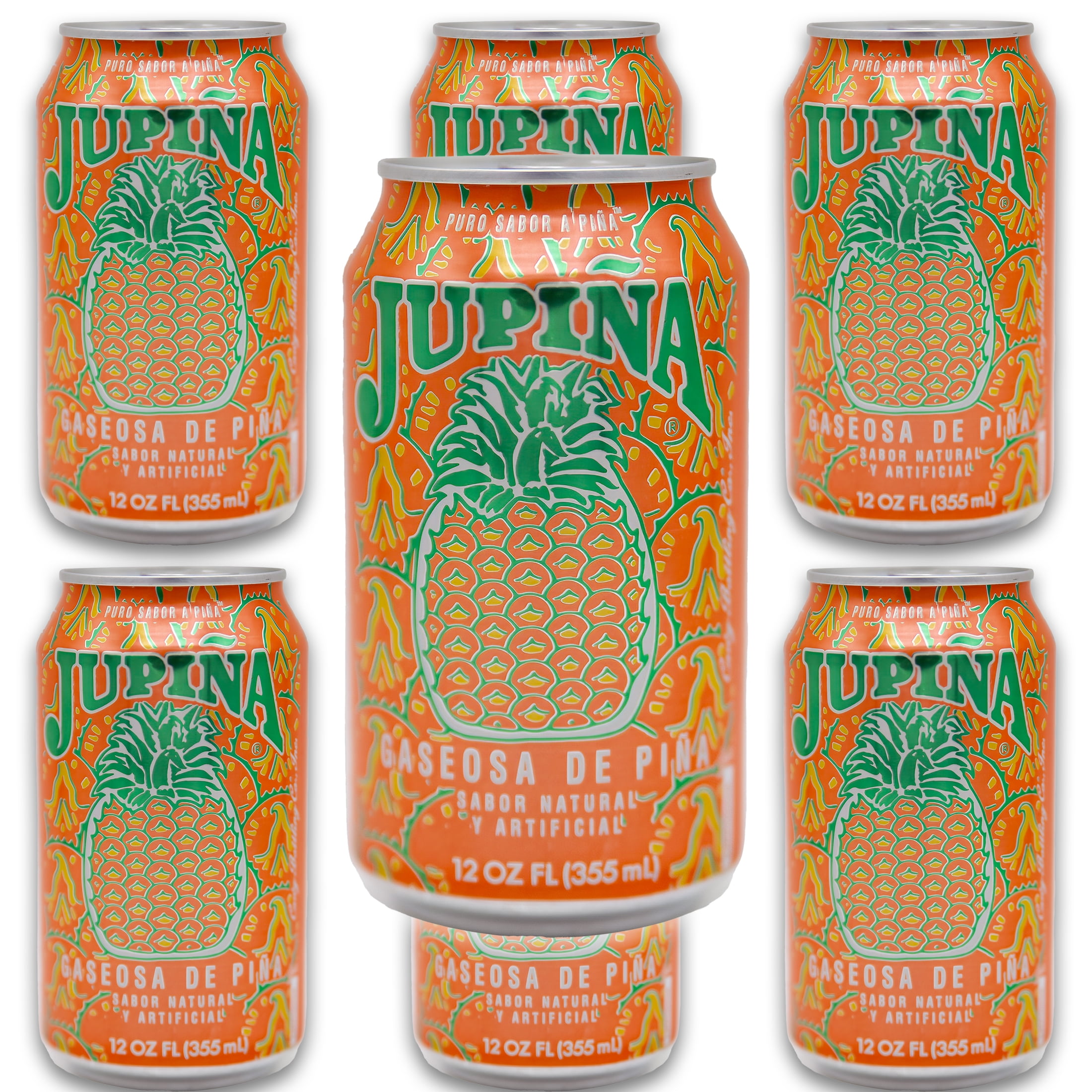 Cawy Jupiña Soft Drink Soda Pop, 12.0 oz, 6 Pack Cans - Walmart.com