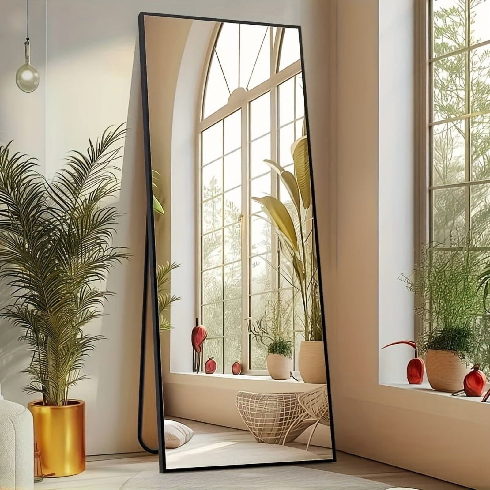 CayaElegant Innovations 59x16 Arched Full Mirror, Vertical or Slanted ...