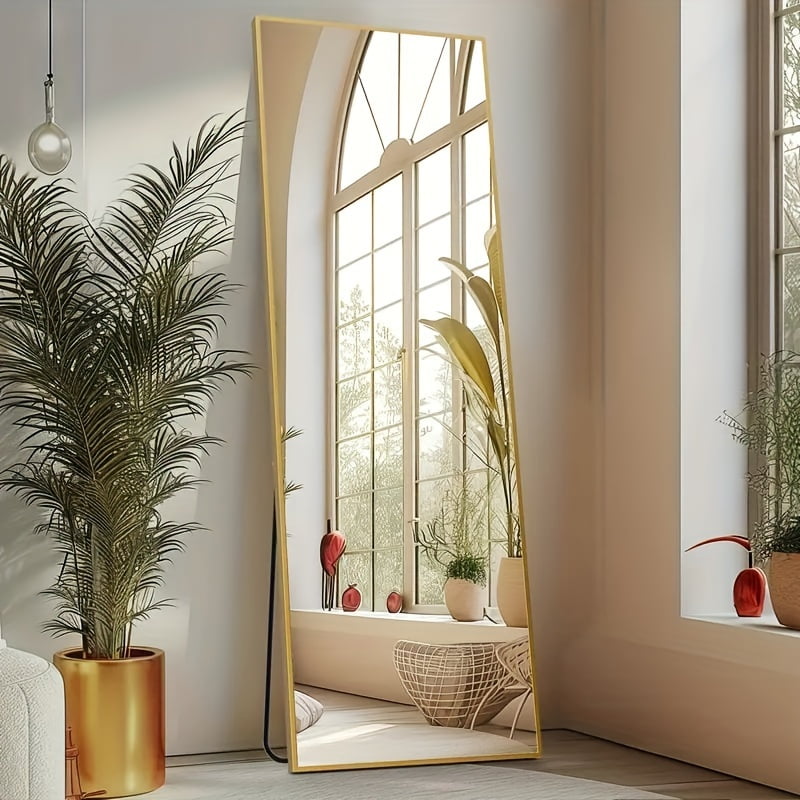 CayaElegant Innovations 59x16 Arched Full Mirror, Vertical or Slanted ...