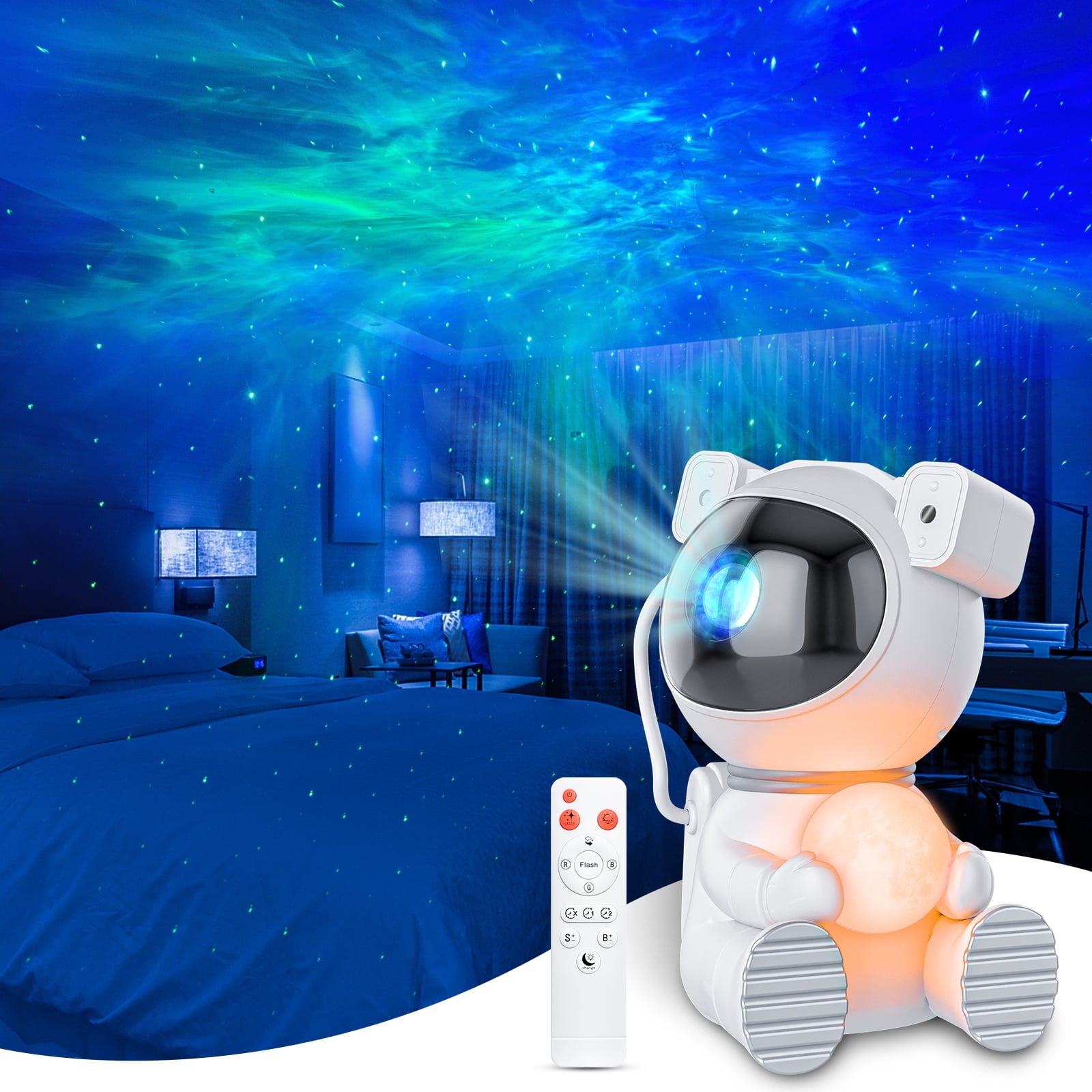 Cayclay Astronaut Galaxy Projector with Moon Lamp - Nepal | Ubuy