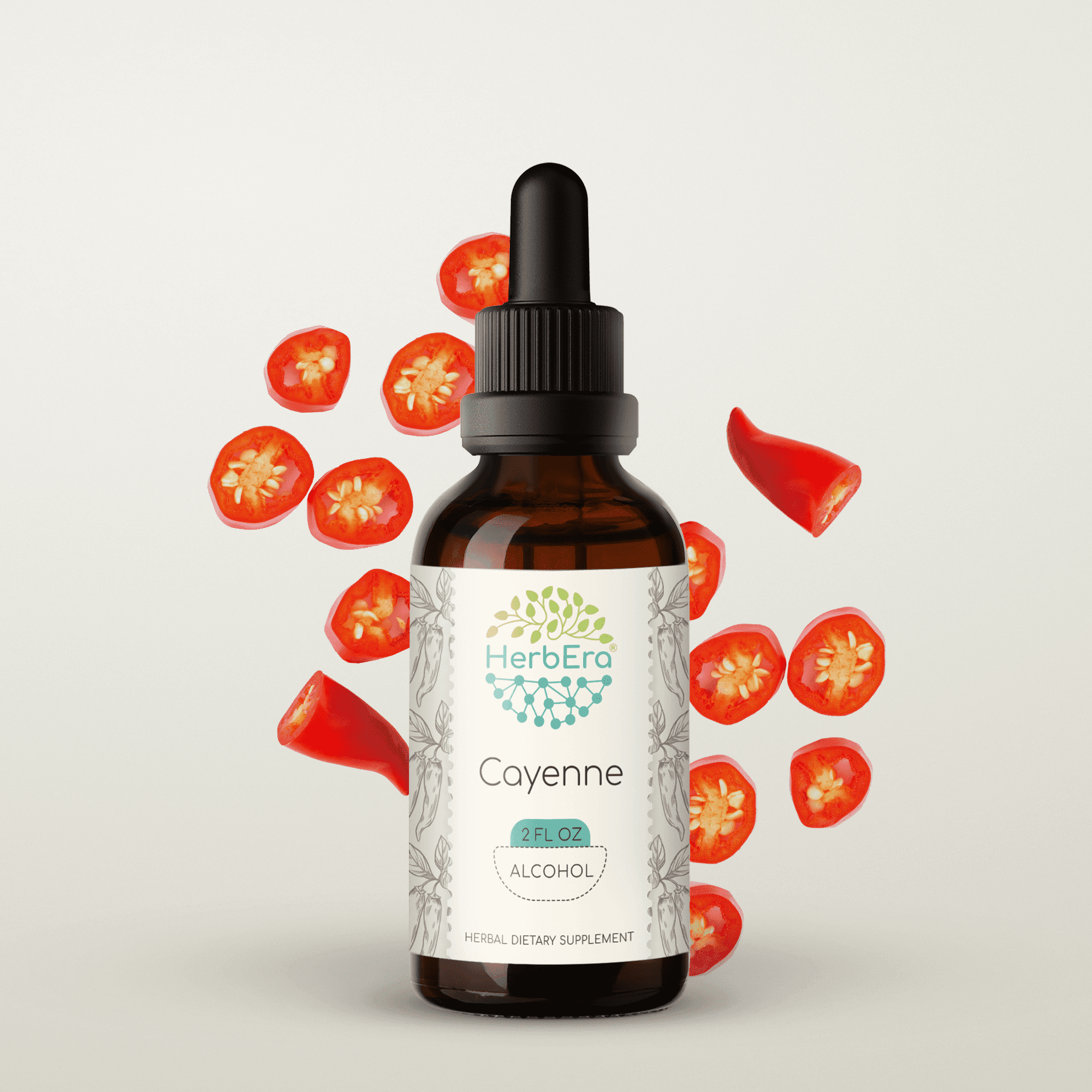 Cayenne Alcohol Herbal Extract Tincture, Super-Concentrated Cayenne ...