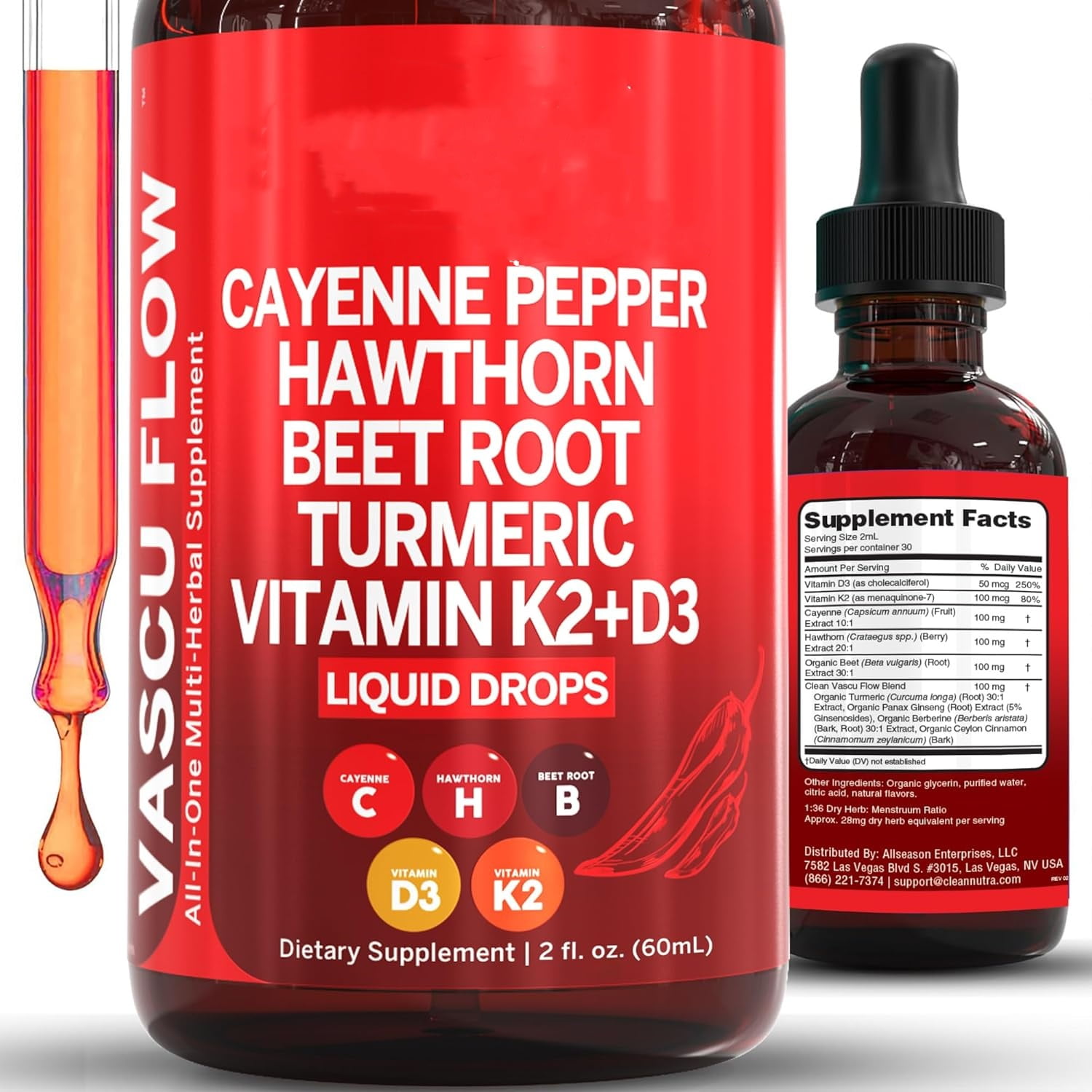 Cayenne Pepper Extract Liquid - Pure Capsaicin Extract - Liquid Cayenne ...