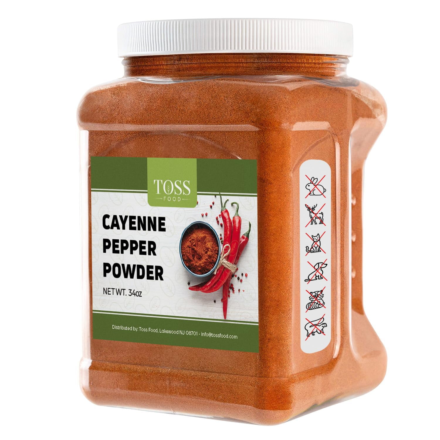 Cayenne Pepper Powder Bulk 40,000 Heat Units 34 Oz, Garden Protection ...
