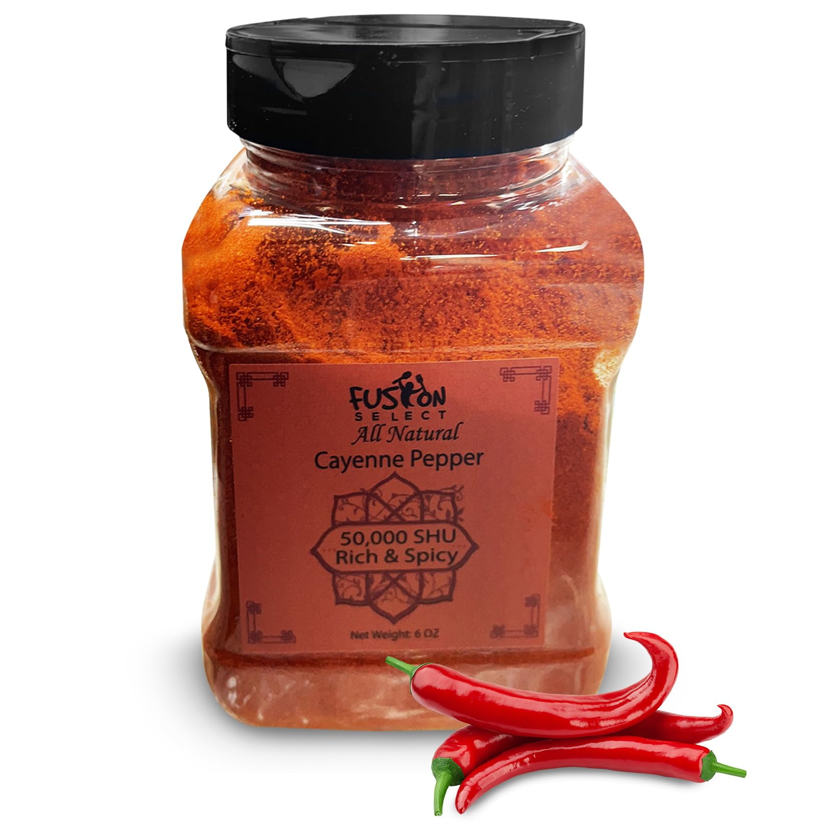 Cayenne Pepper - ZS23 Natural Ground Cayenne Pepper Powder - 50,000 ...