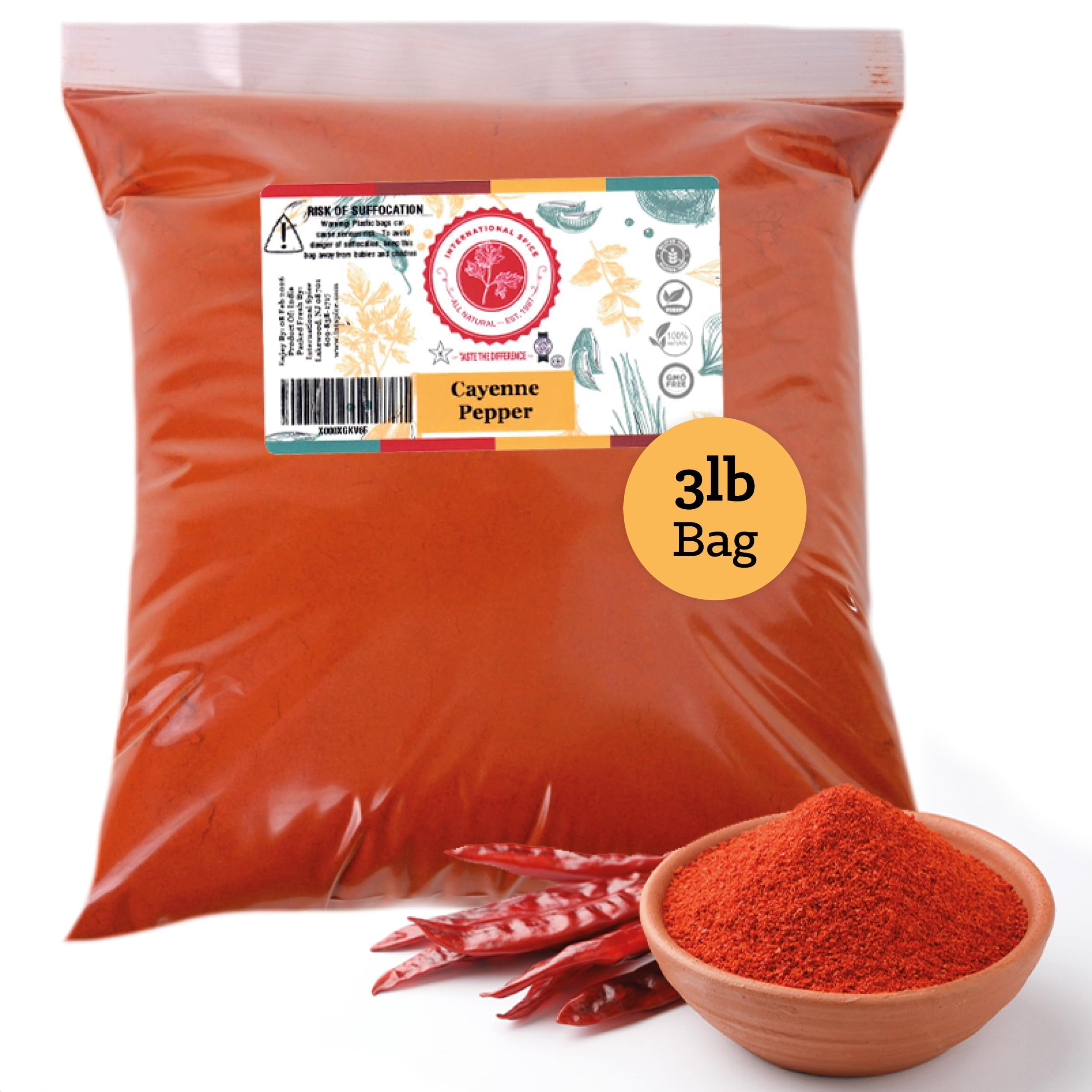 Cayenne Pepper by International KEF28 Spice, Red Cayenne Pepper ...