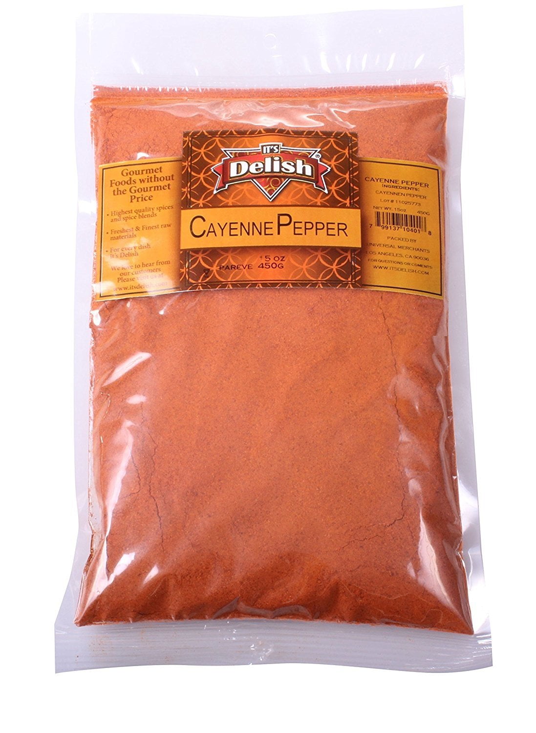 It's Delish Cayenne Pepper Powder, 40,000 Heat Units, Kosher, Non-GMO ...