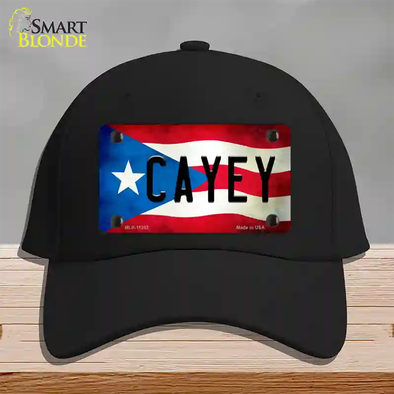 Cayey Puerto Rico Flag Novelty License Plate Hat Cotton Black - Walmart.com