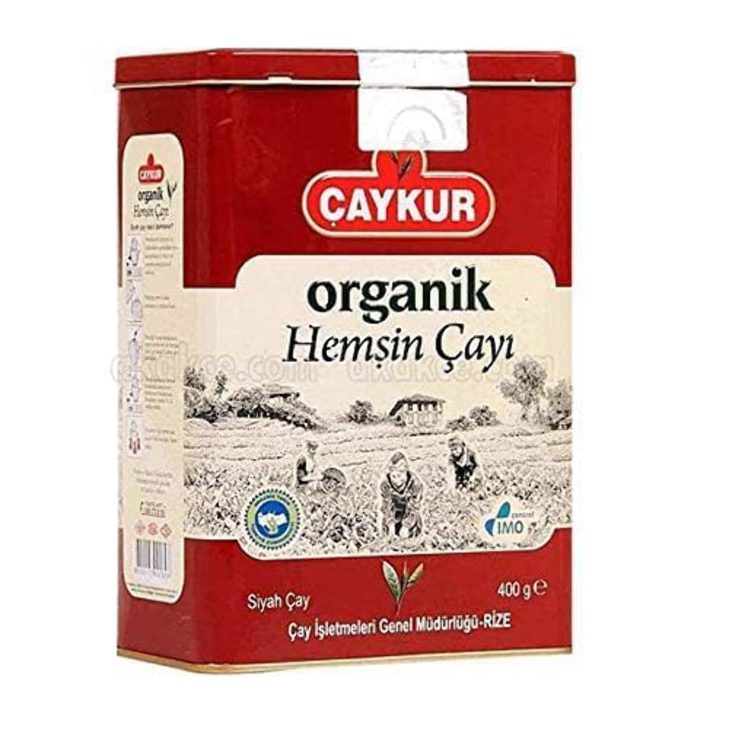 Caykur Organic Hemsin Turkish Tea Can Packaging, 400 Gr - 0.9 Lbs ...