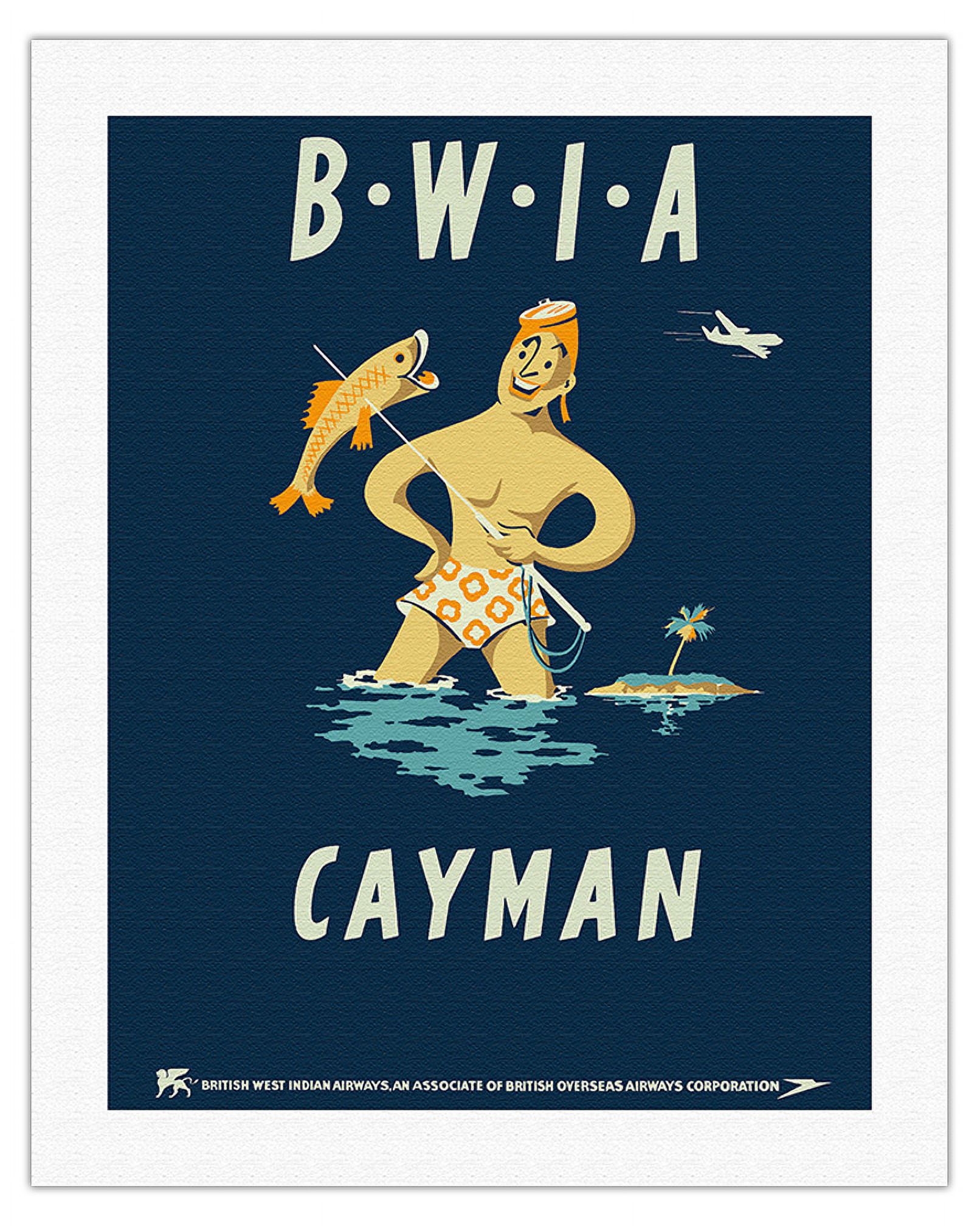 Cayman Islands - British West Indies Airways BWIA (Bee-Wee) - Vintage ...