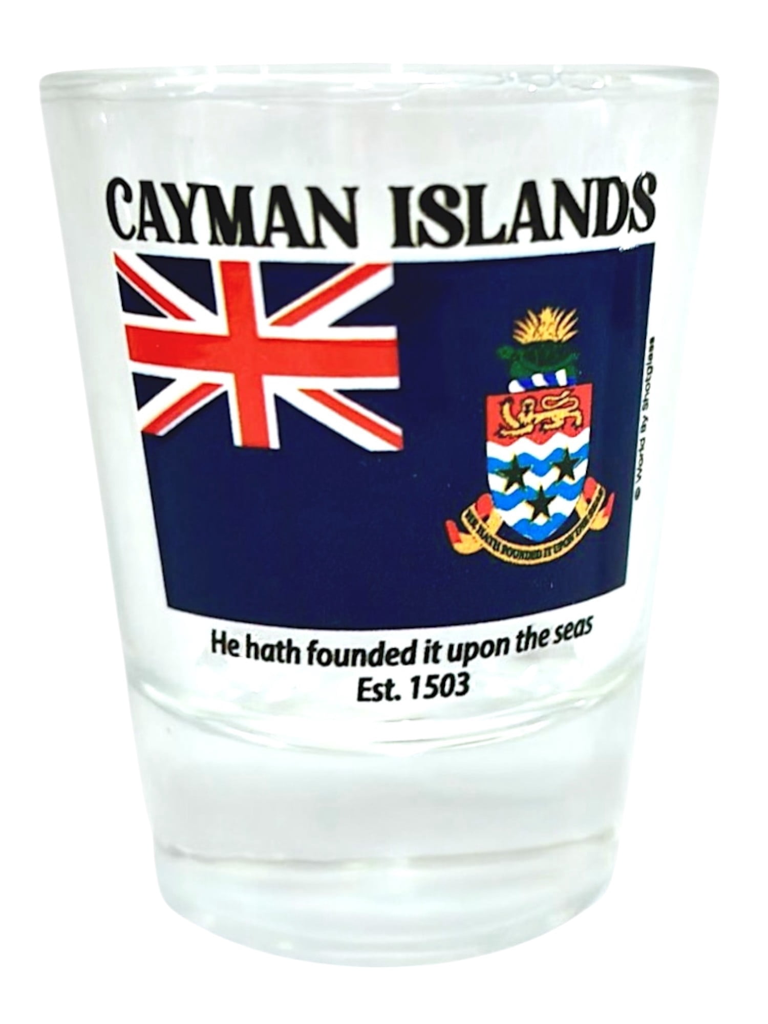 Cayman Islands Flag Shot Glass - Walmart Business Supplies