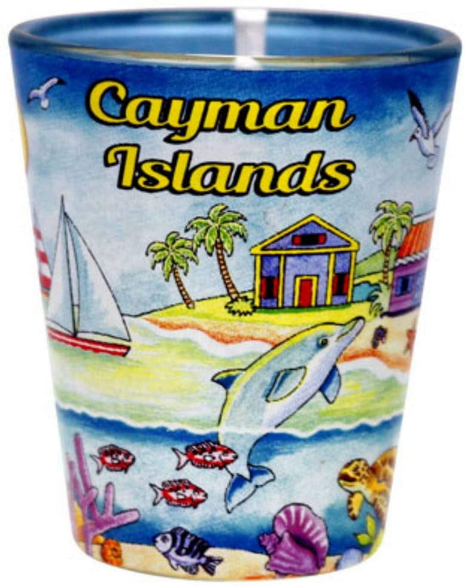 Cayman Islands Scene shot glass - Walmart Business Supplies