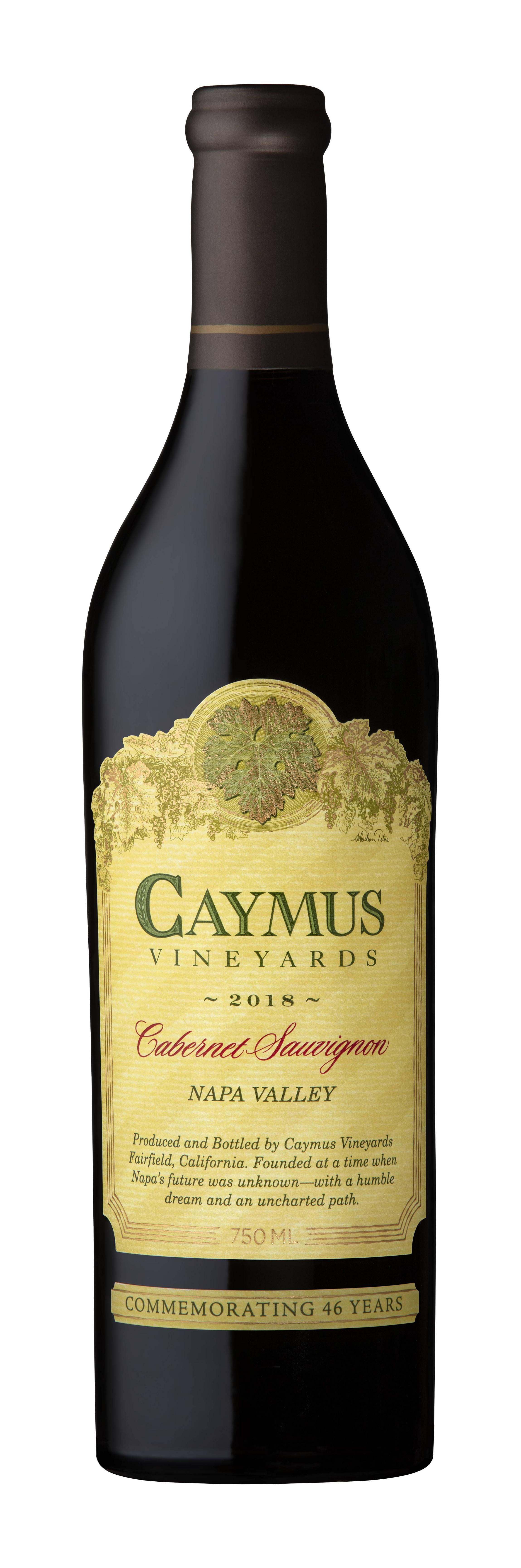 Caymus Vineyards Cabernet Sauvignon California Red Wine, 750 ml Bottle ...