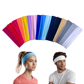 Sport Headbands and Sweatbands for Men and Women in Various Colors