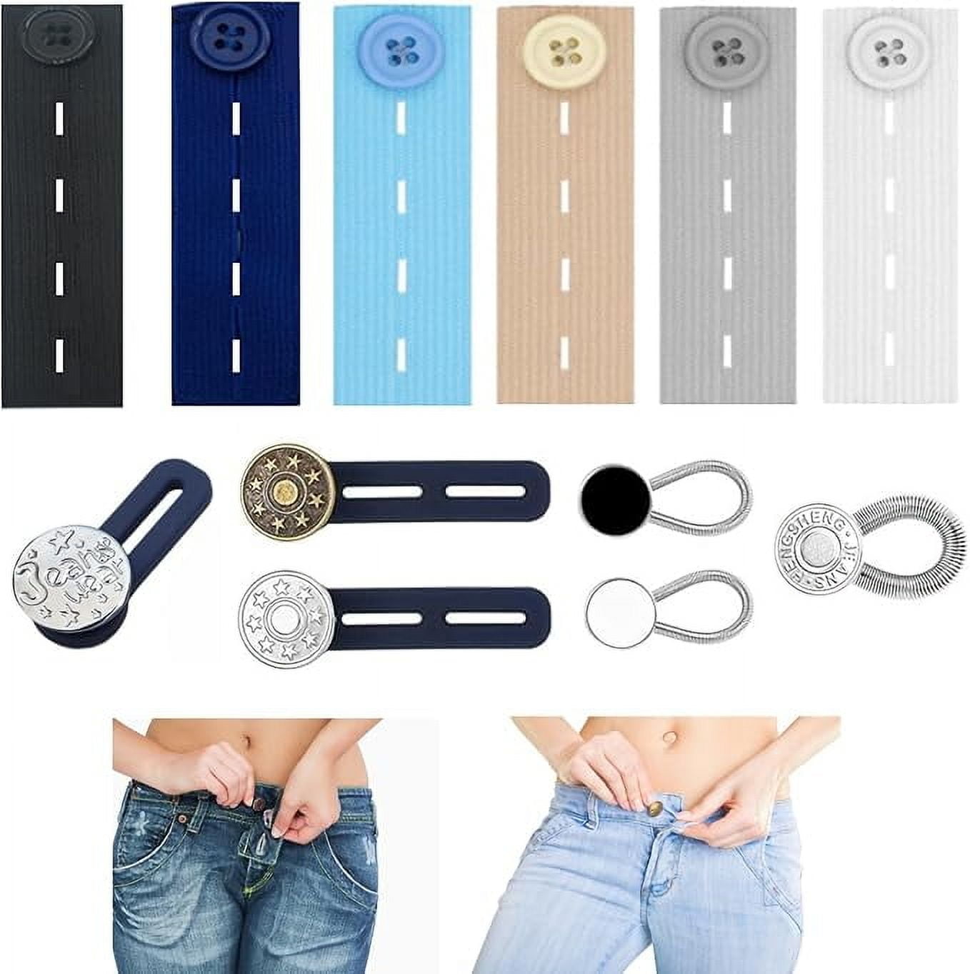 Cayton Waist Extenders,12 PCS Jeans Extender Set Smaternity Pants ...