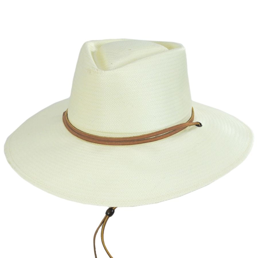 Cayuse Shantung Straw D-Crown Outback Hat - XL - Natural - Walmart.com