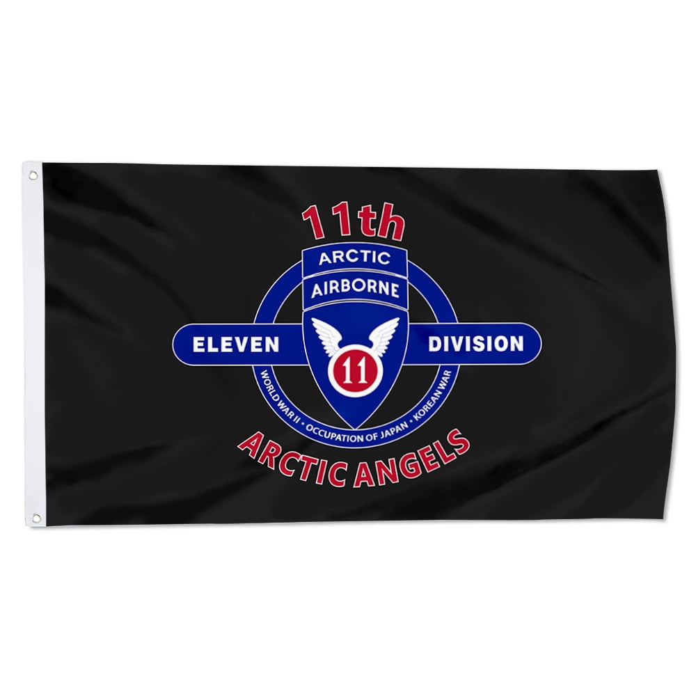 Cayyon 11th Airborne Division Battle & Campaign - Arctic Angels Flag ...