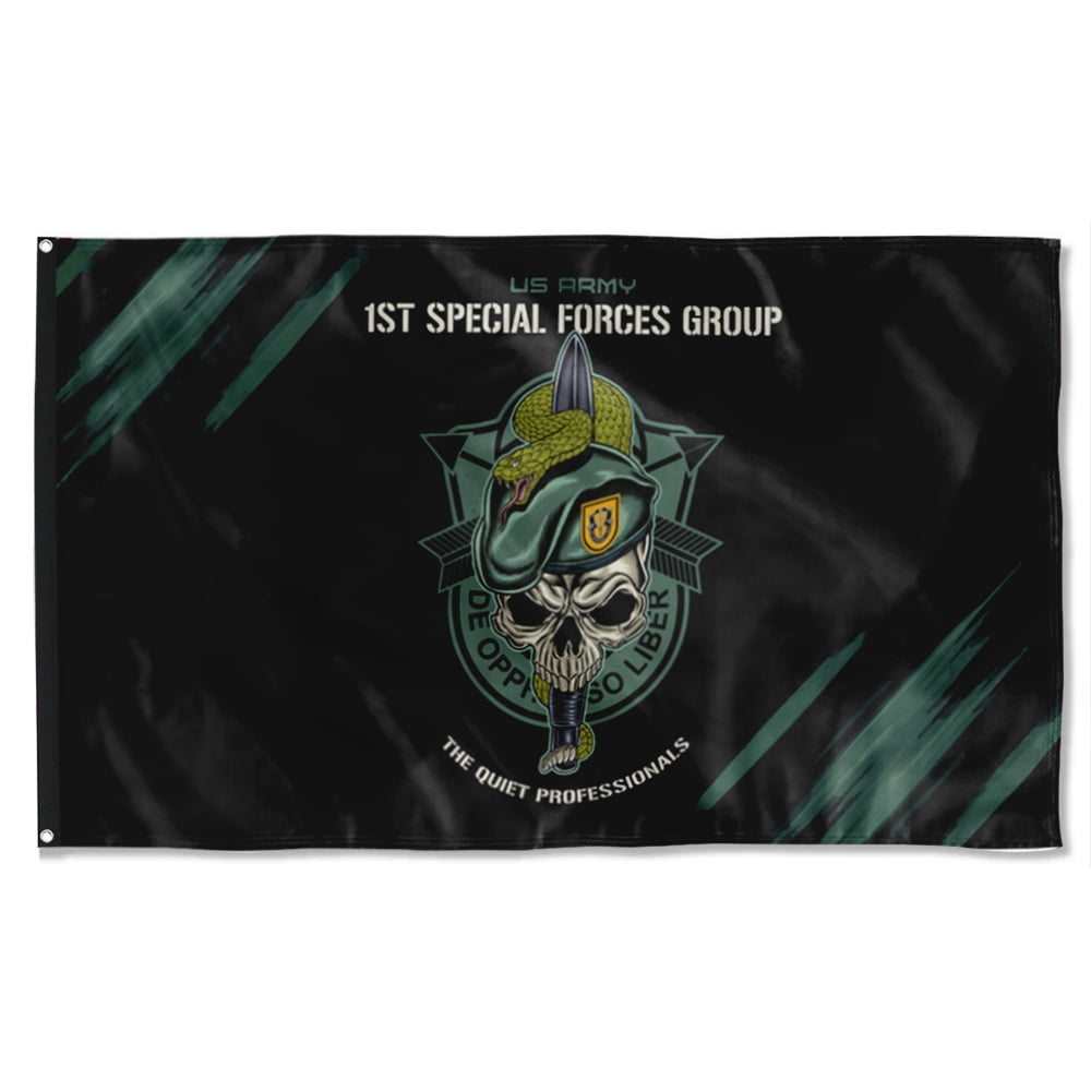 Cayyon 1st Special Forces Group Snake Eaters Flag 3x5Feet Military ...