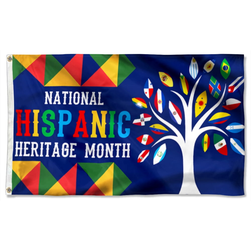 Cayyon 3' x 5' Polyester Hispanic Heritage Month All Latin Countries ...