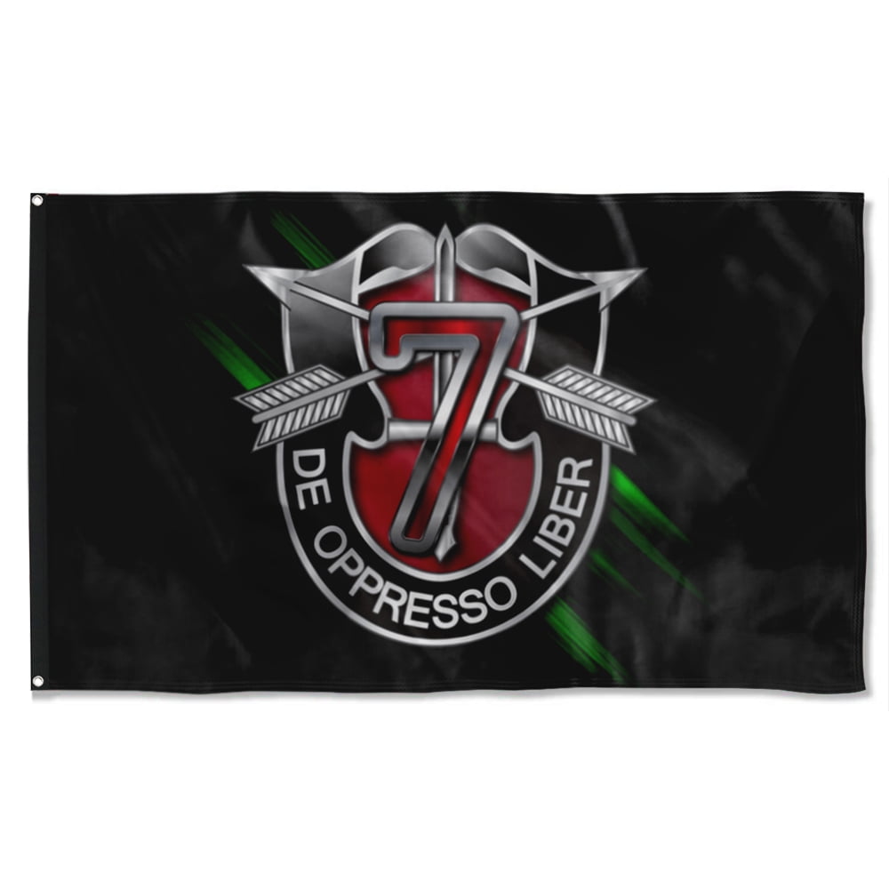 Cayyon 7th Special Forces Group Numeral Flag 3x5Feet Military Banner ...