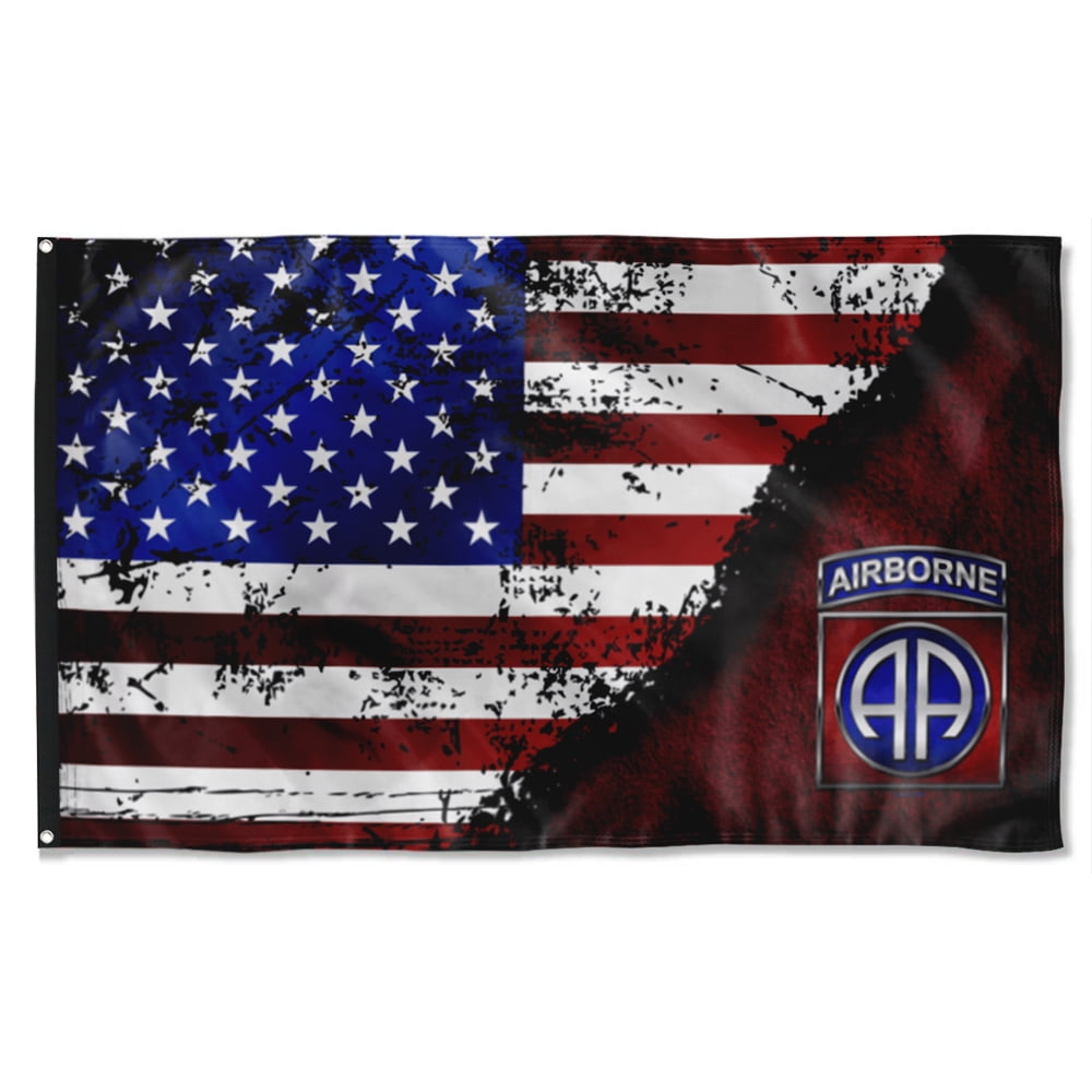 Cayyon 82nd Airborne Division Stars&stripes Flag 3x5Feet Military ...