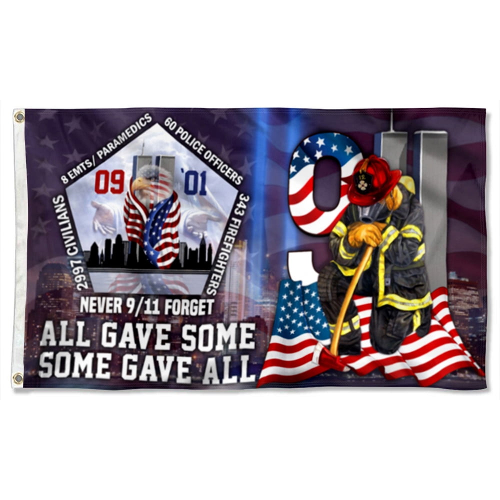 Cayyon 911 Patriot Day Never Forget All Gave Some Some Gave All Grommet ...