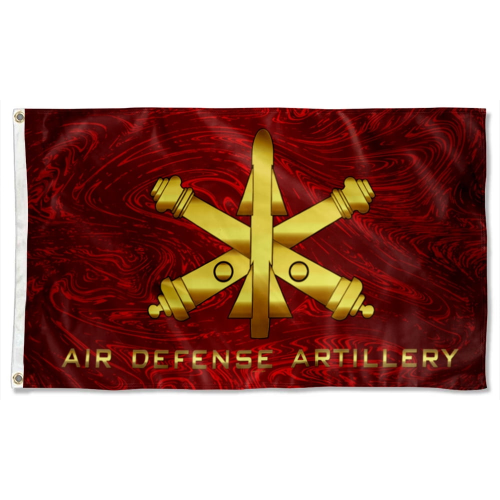 Cayyon Air Defense Artillery Flag 3x5Feet Military Banner with 2 Brass ...