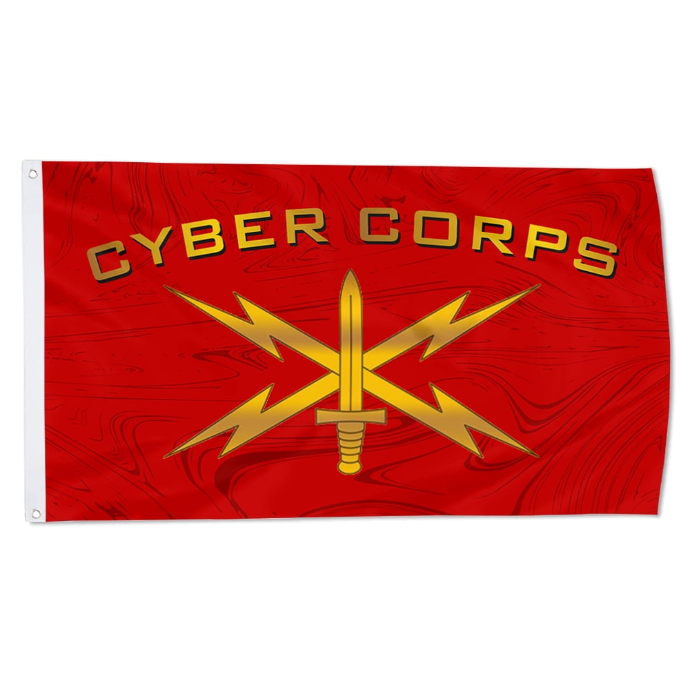 Cayyon Cyber Corps Flag 3x5Feet Military Banner with 2 Brass Grommets ...