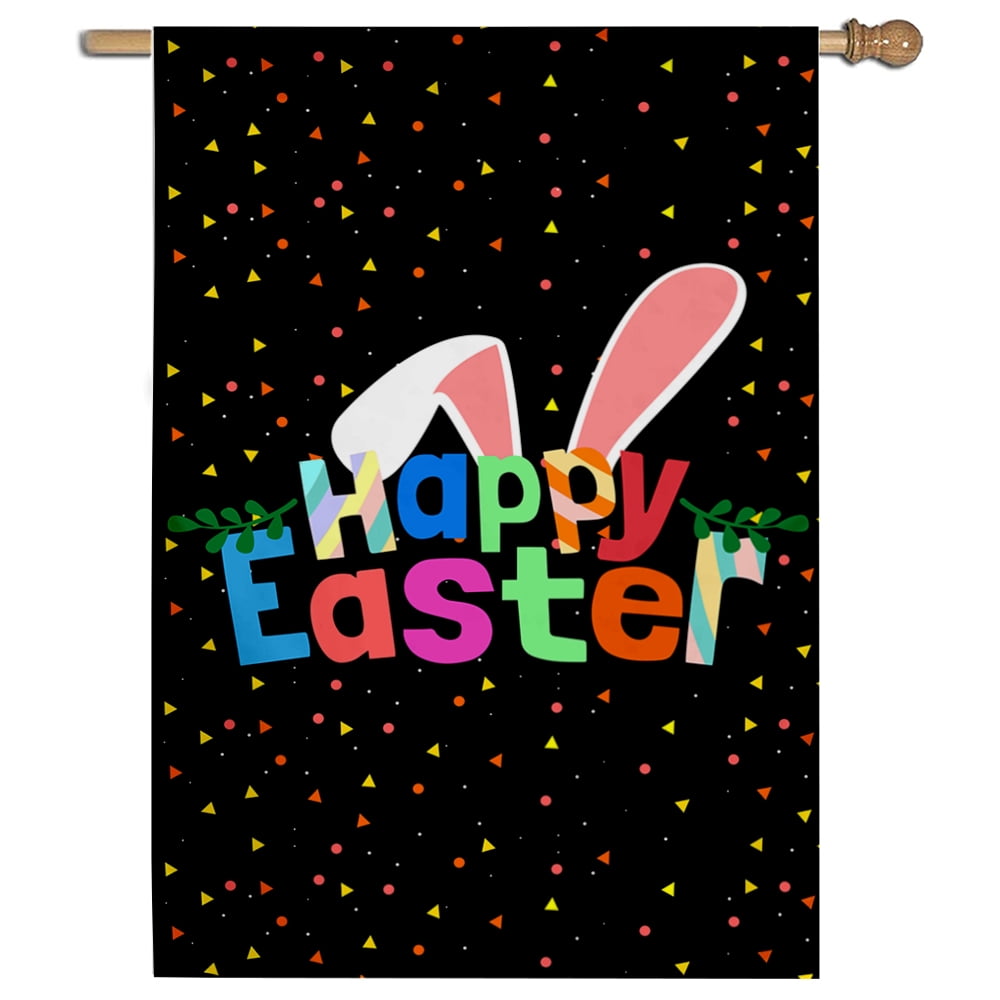 Cayyon Easter Flags 28 x 40 Double Sided, (Happy Easter House Flag ...