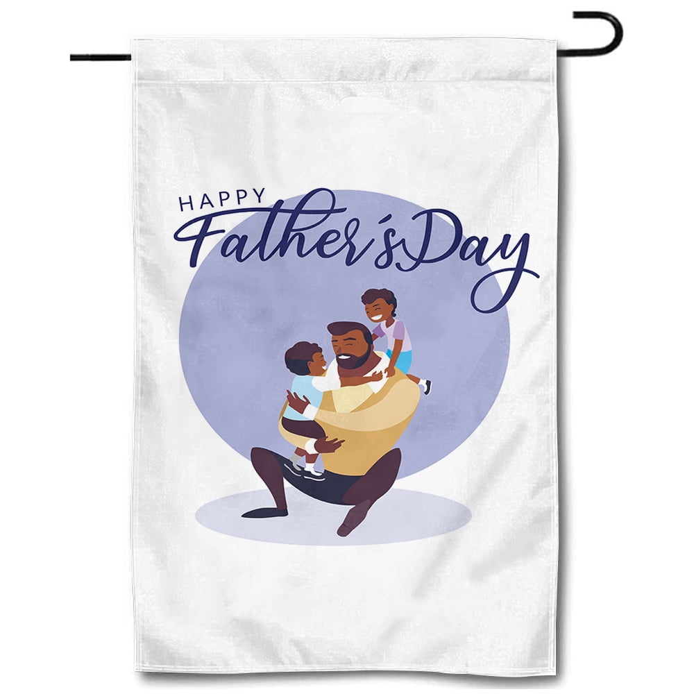 Cayyon Happy Father's Day Garden Flag 12 x 18 Double Sided, (Father's ...