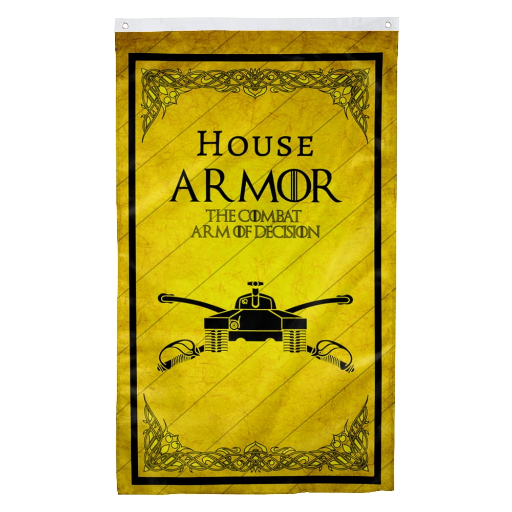 Cayyon House Armor Flag 3x5Feet Military Banner with 2 Brass Grommets ...